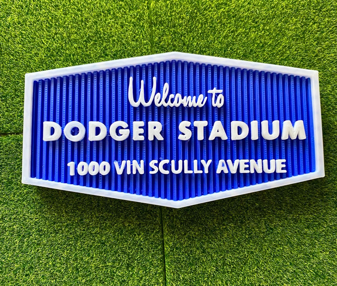 Welcome to Dodger Stadium Sign Magnet - Etsy