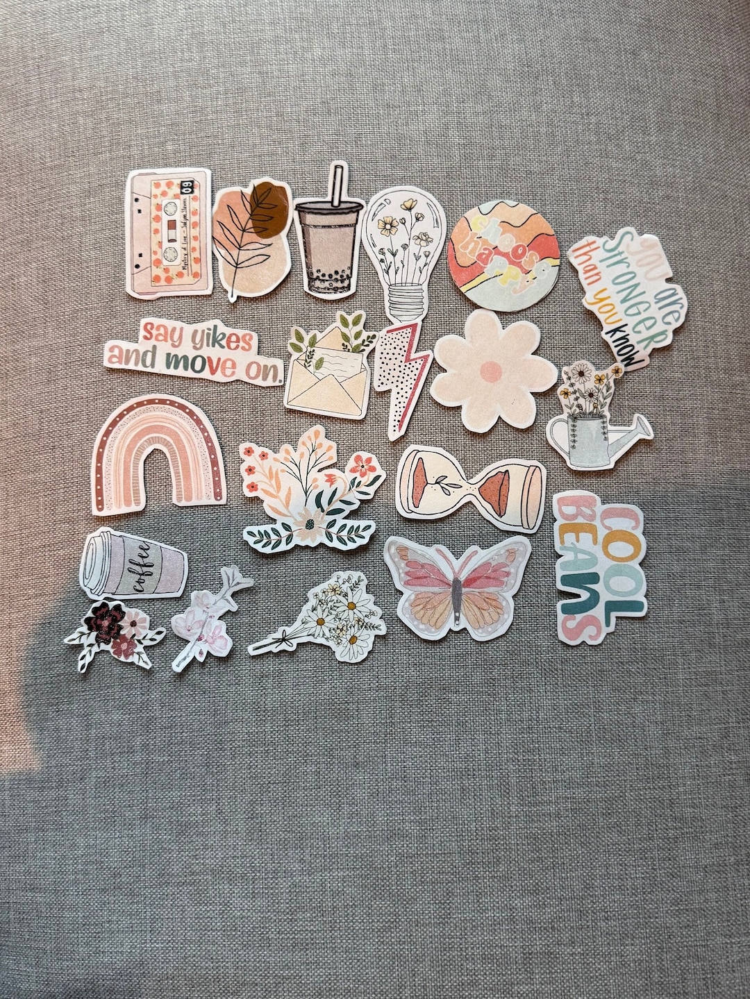 Cute Stickers Preppy Aesthetic - Etsy
