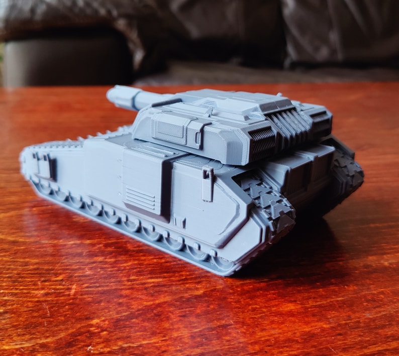 Helldivers 2 Automaton Tank: Articulated Turret, 3D Printed Miniature ...