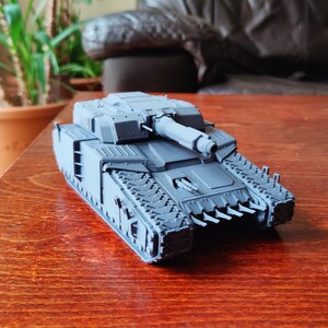 Helldivers 2 Automaton Tank: Articulated Turret, 3D Printed Miniature ...