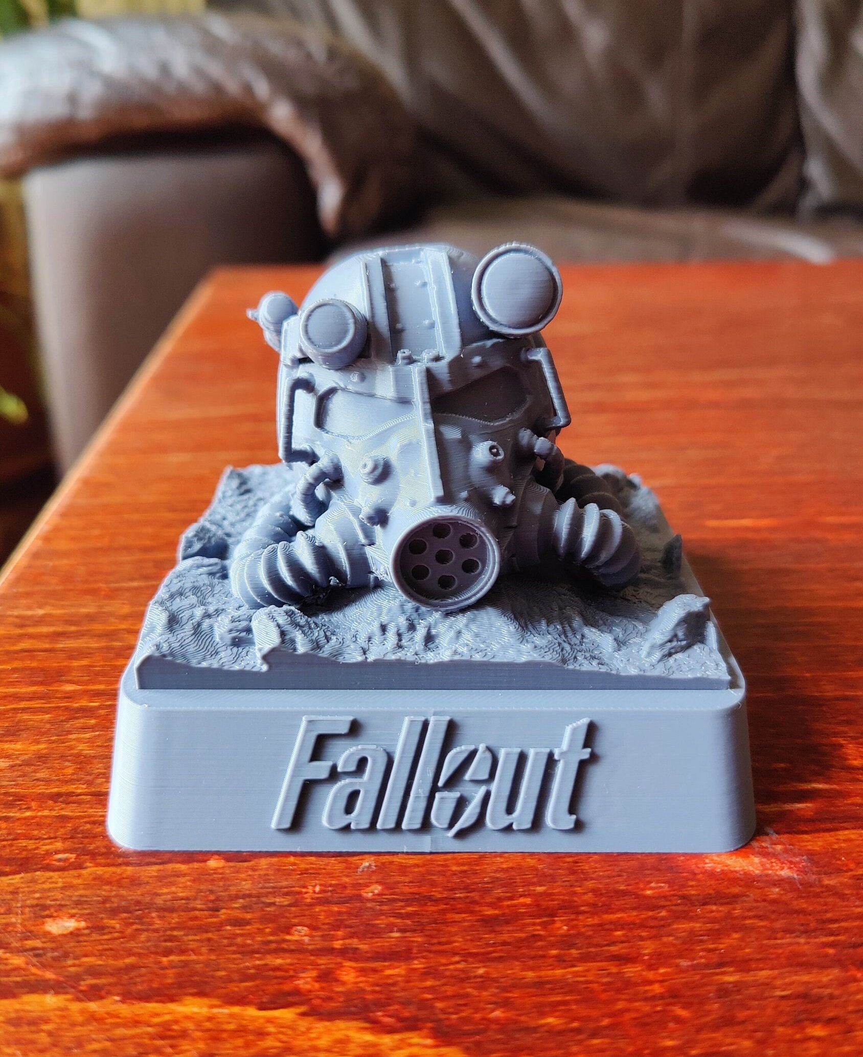 Fallout Power Armour Helmet With Base - Etsy