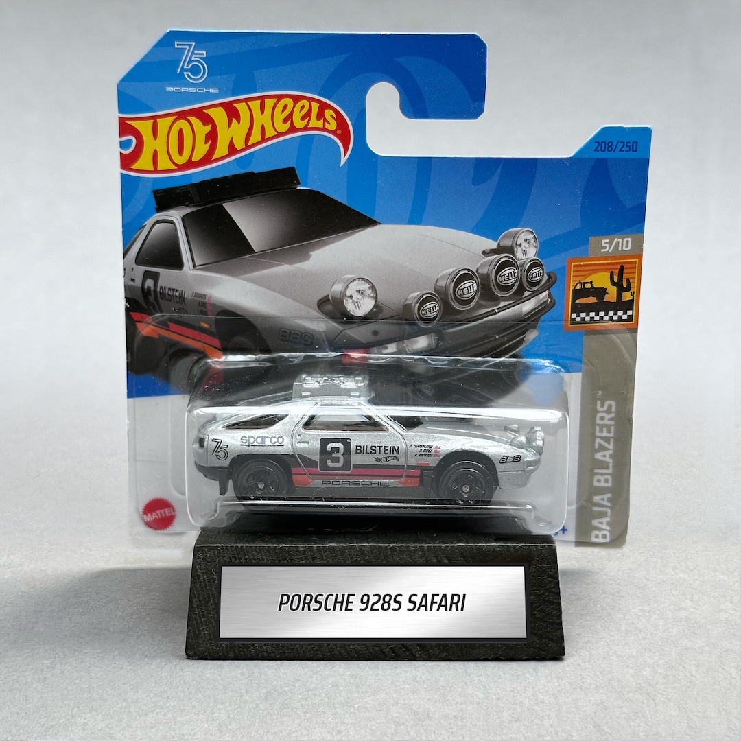 Hot Wheels Porsche 9285 Safari 2023 & Display Stand Handmade Stand Gift ...
