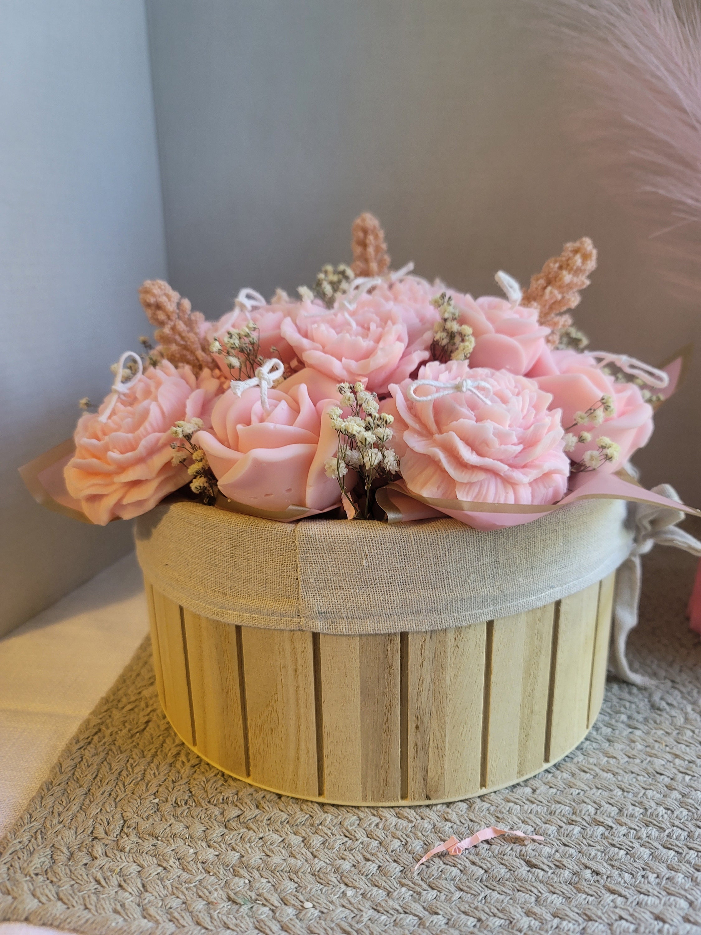 Flower Candle Bouquet - Etsy