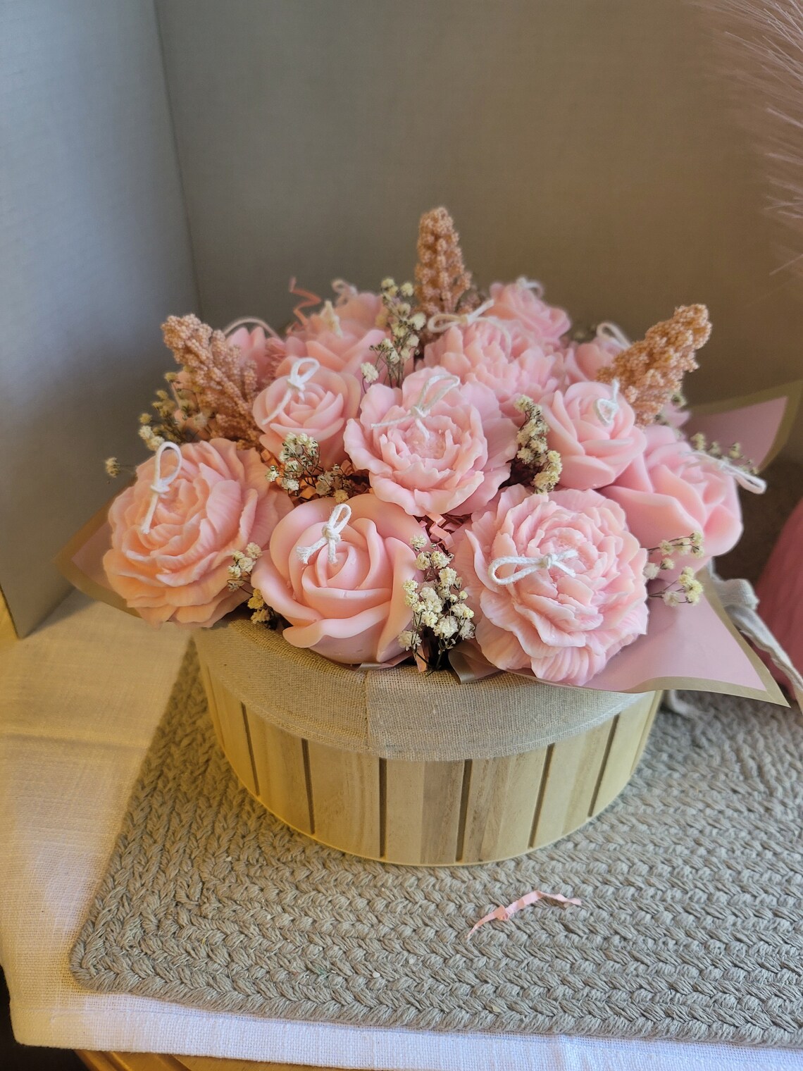 Flower Candle Bouquet - Etsy