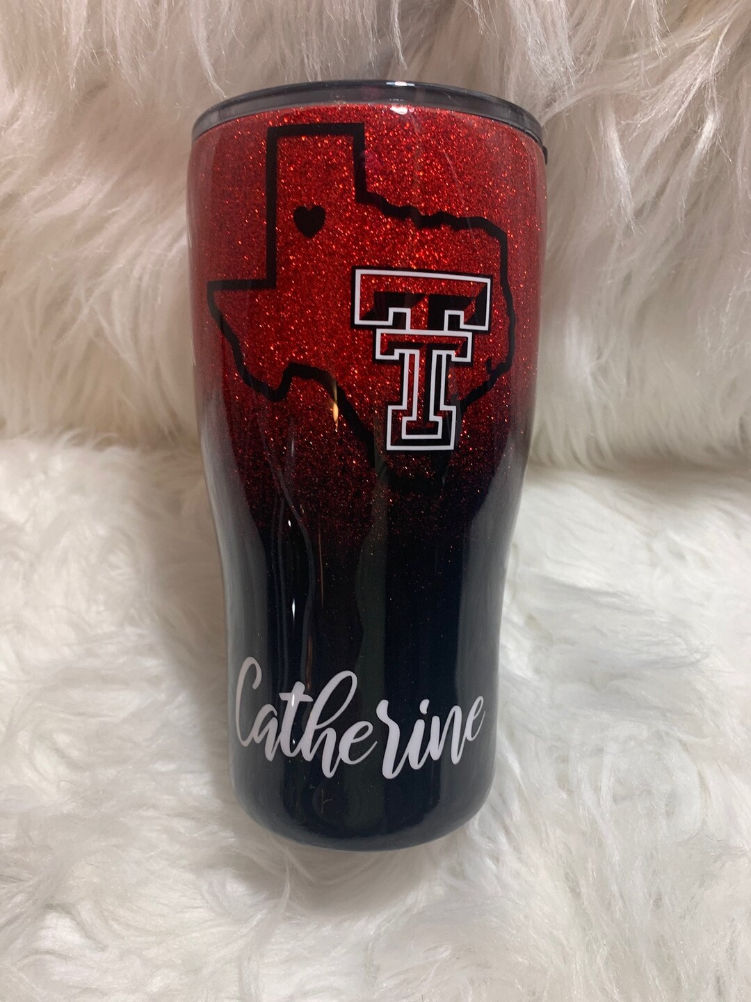 Texas Tech Custom Tumbler - Etsy