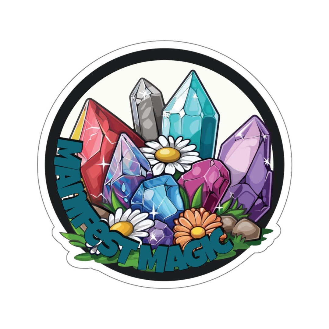Manifest Magic Kiss-cut Stickers - Etsy