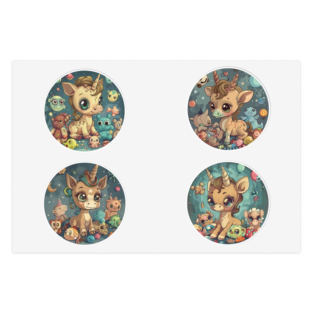 Baby Mythical Creatures Sticker Sheets V3 - Etsy