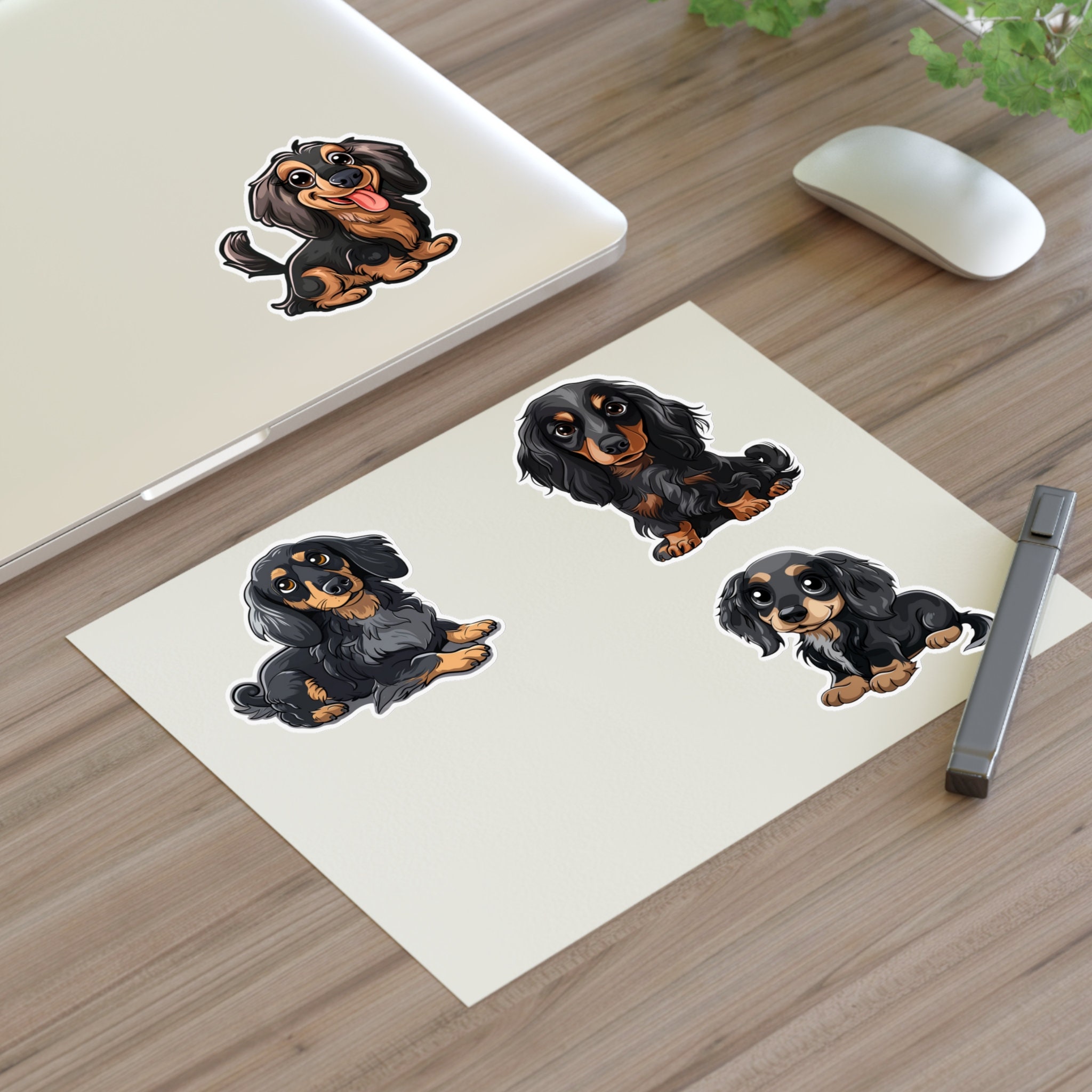 Cute Dachshund Sticker Sheets - Etsy