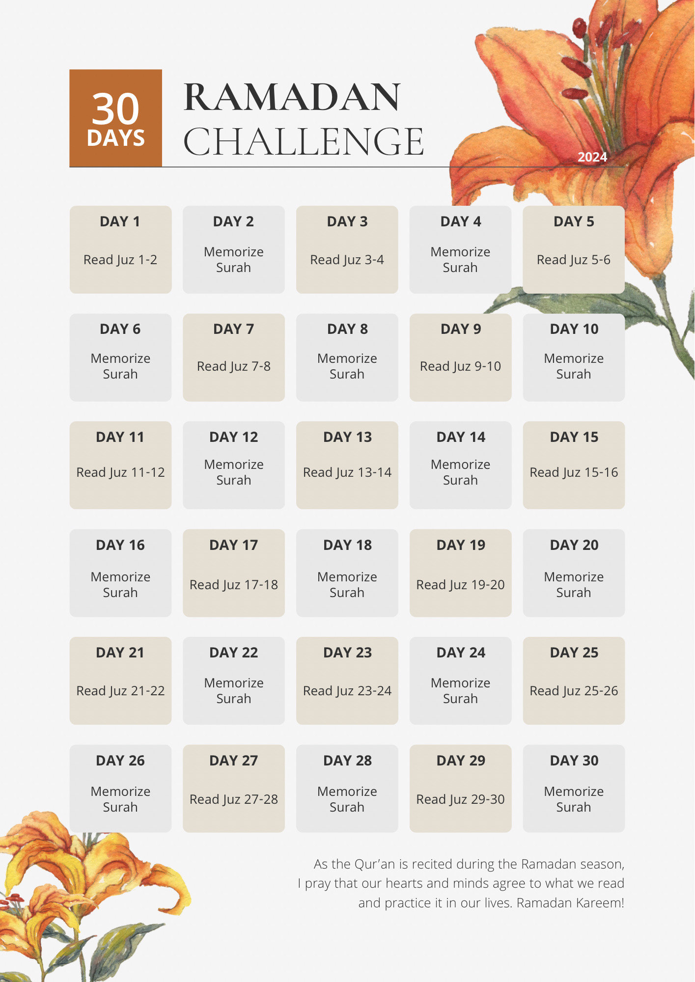 RAMADAN CHALLENGE - Etsy