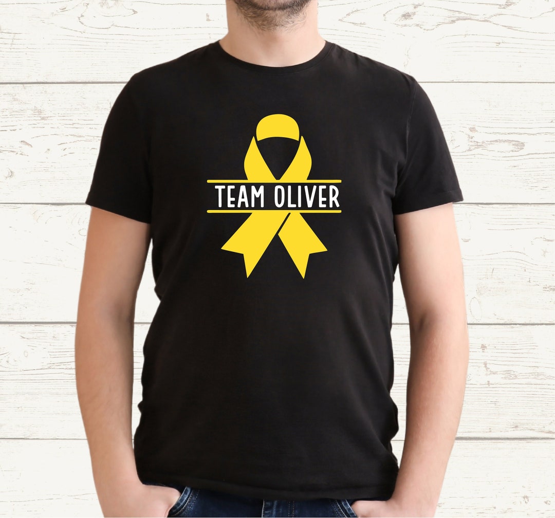 Sarcoma Bone Cancer T-shirt, Sarcoma Custom Support Squad Shirt, Yellow ...