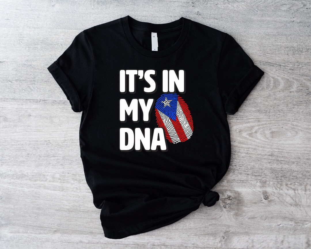 It's in My DNA T-shirt, Puerto Rican Shirt, USA Flag Shirt, America ...