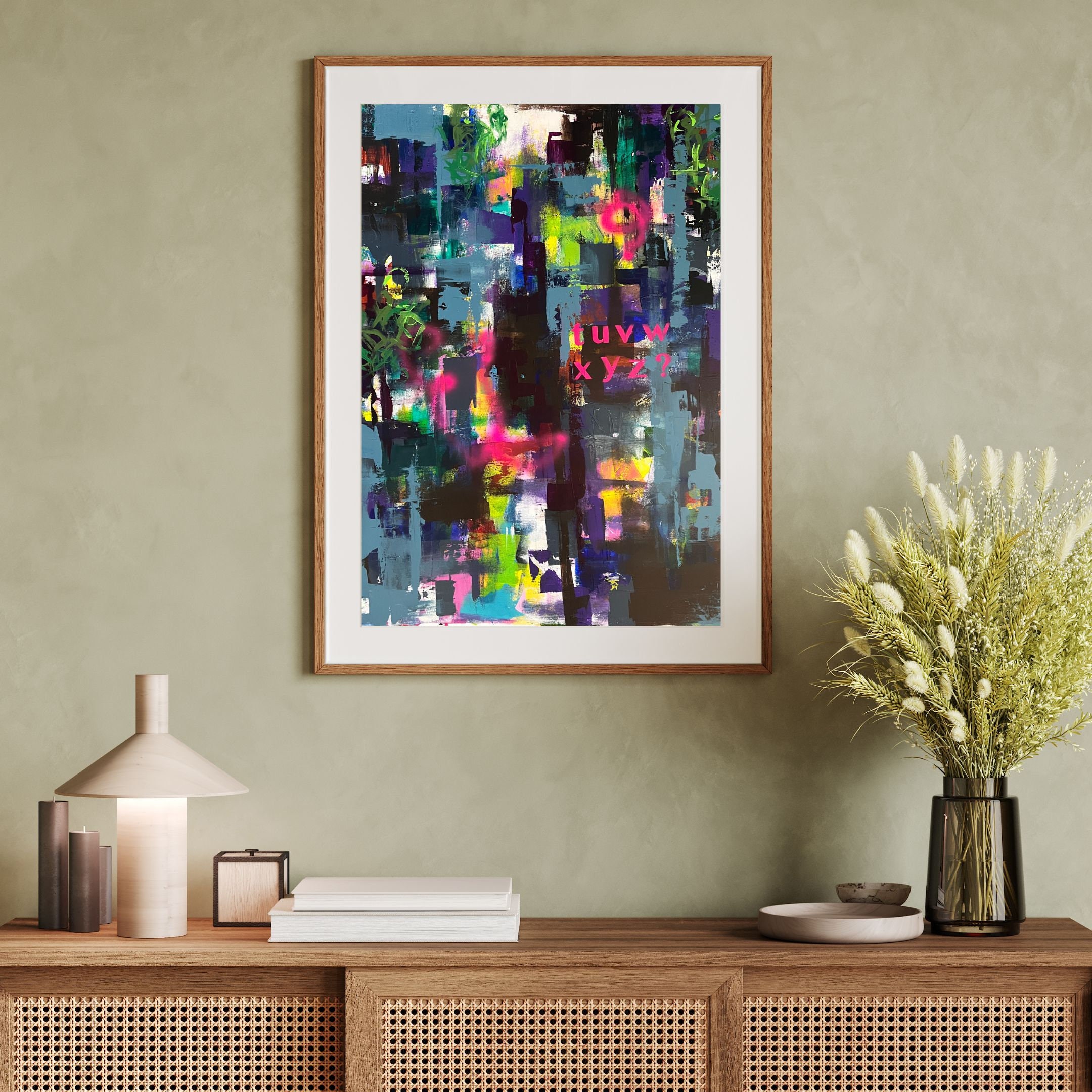 Layered Abstract Painting Original Canvas | Abstract Fine Art Print - Etsy