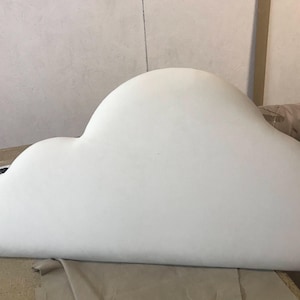 Cloud Shape Upholstered Headboard – Nursery Wall Panel, Custom Color - Etsy