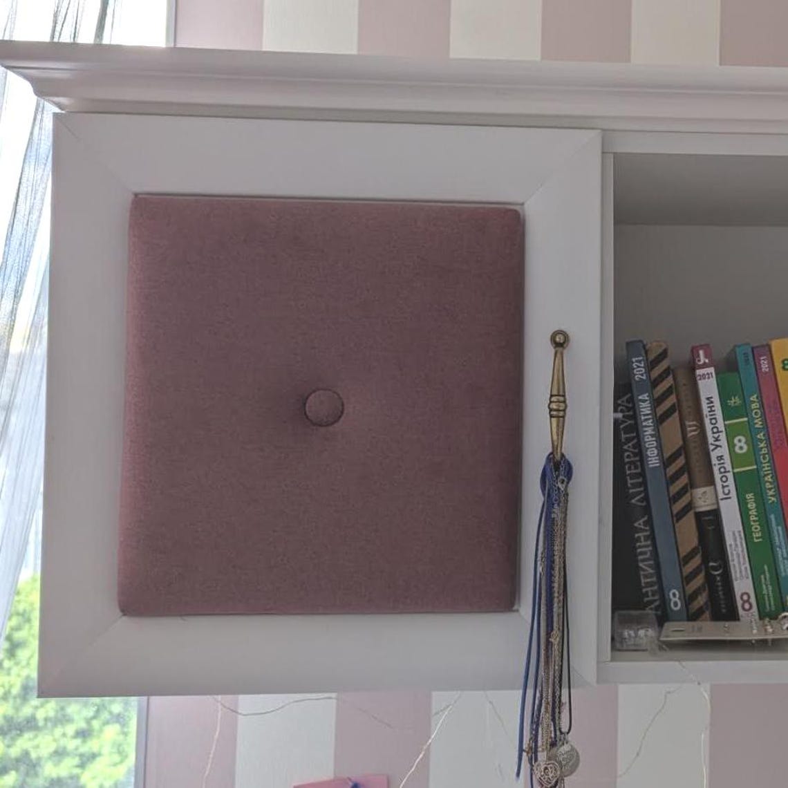 Upholstered Wall Panels – Button Detail, Velvet or Textile Headboard - Etsy