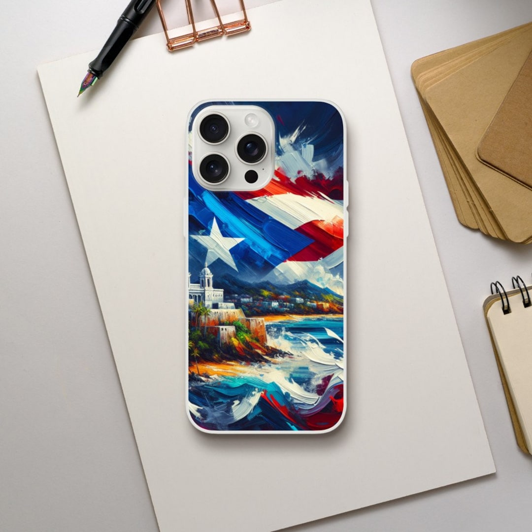 Puerto Rico Flag Flexi Case Puerto Rican Phone Case Caribbean Phone ...