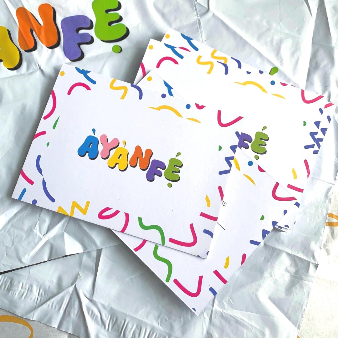 125 Pieces Thank You Note Cards 500gsm Thick Custom Design A6 Size ...