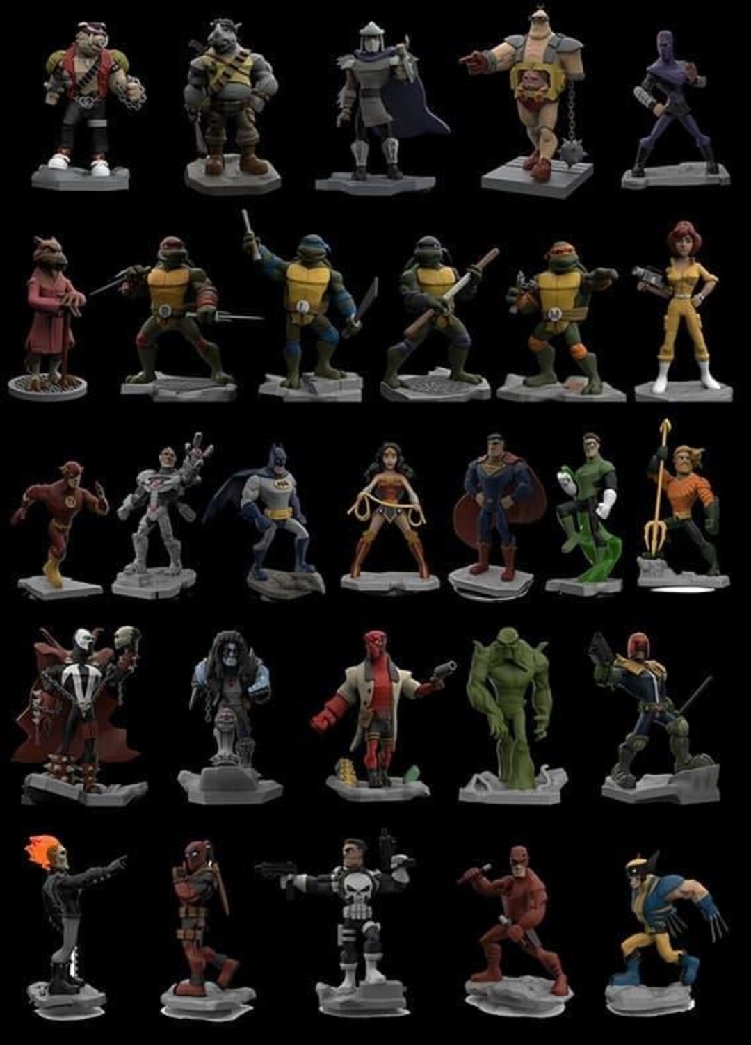 Disney Infinit Pack 3D Print Files 28 Character Set - Etsy Australia