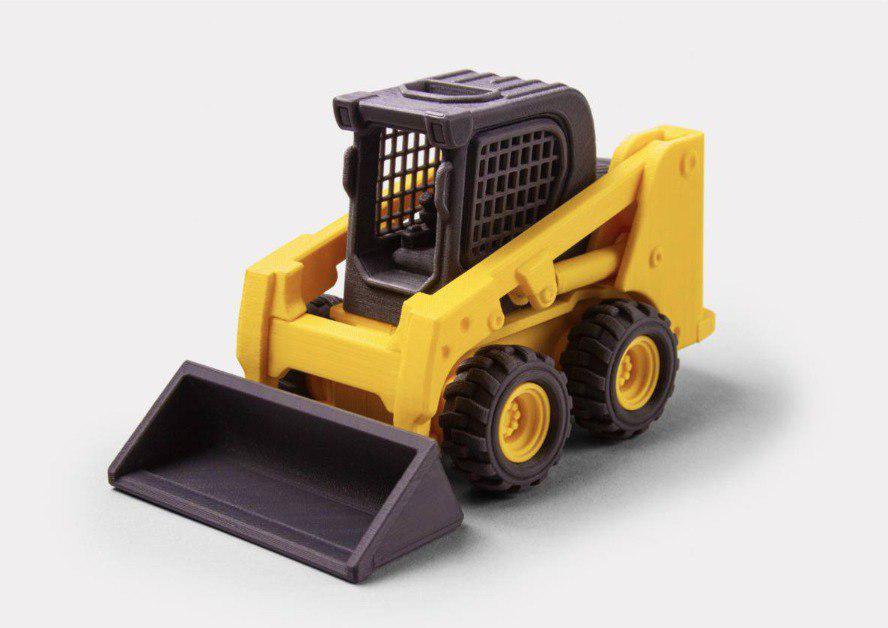 4x Construction Machinery 3d File Pack Loader Excavator Skidsteer ...