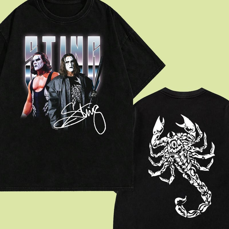 Sting the Wrestler T Shirts - Etsy