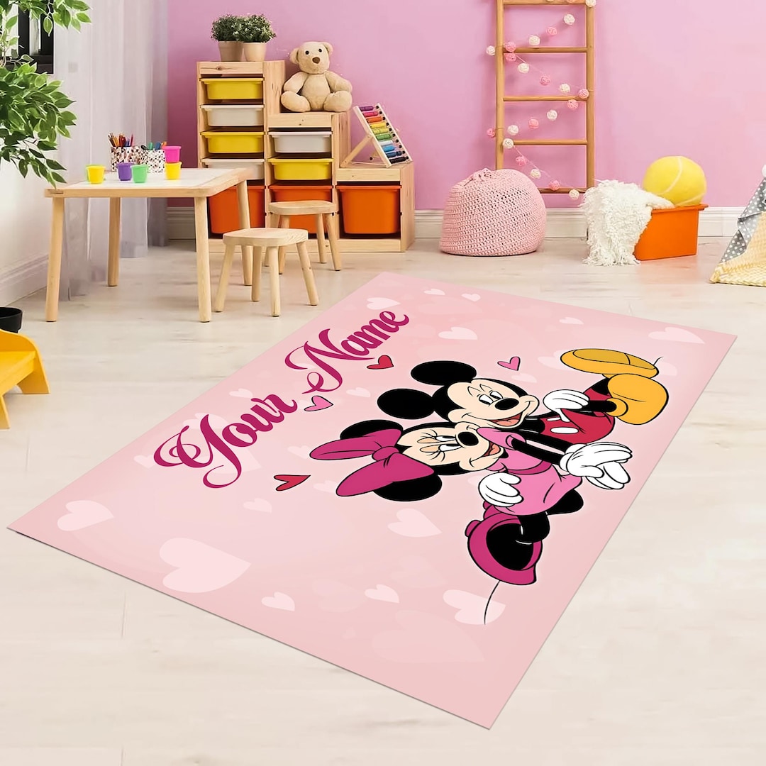 Newborn Gift, Animal Rug,personalized Rug ,minnie Rug, Kids Room Rug ...
