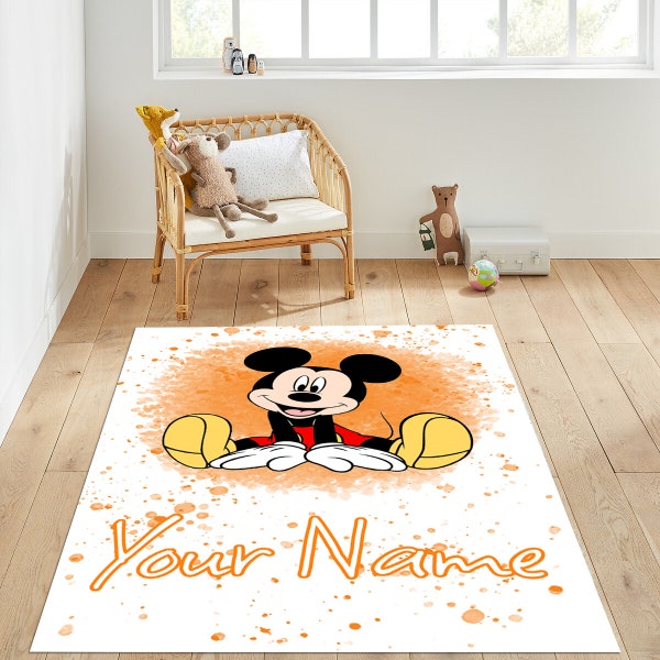 Mickey Mouse Rug - Etsy