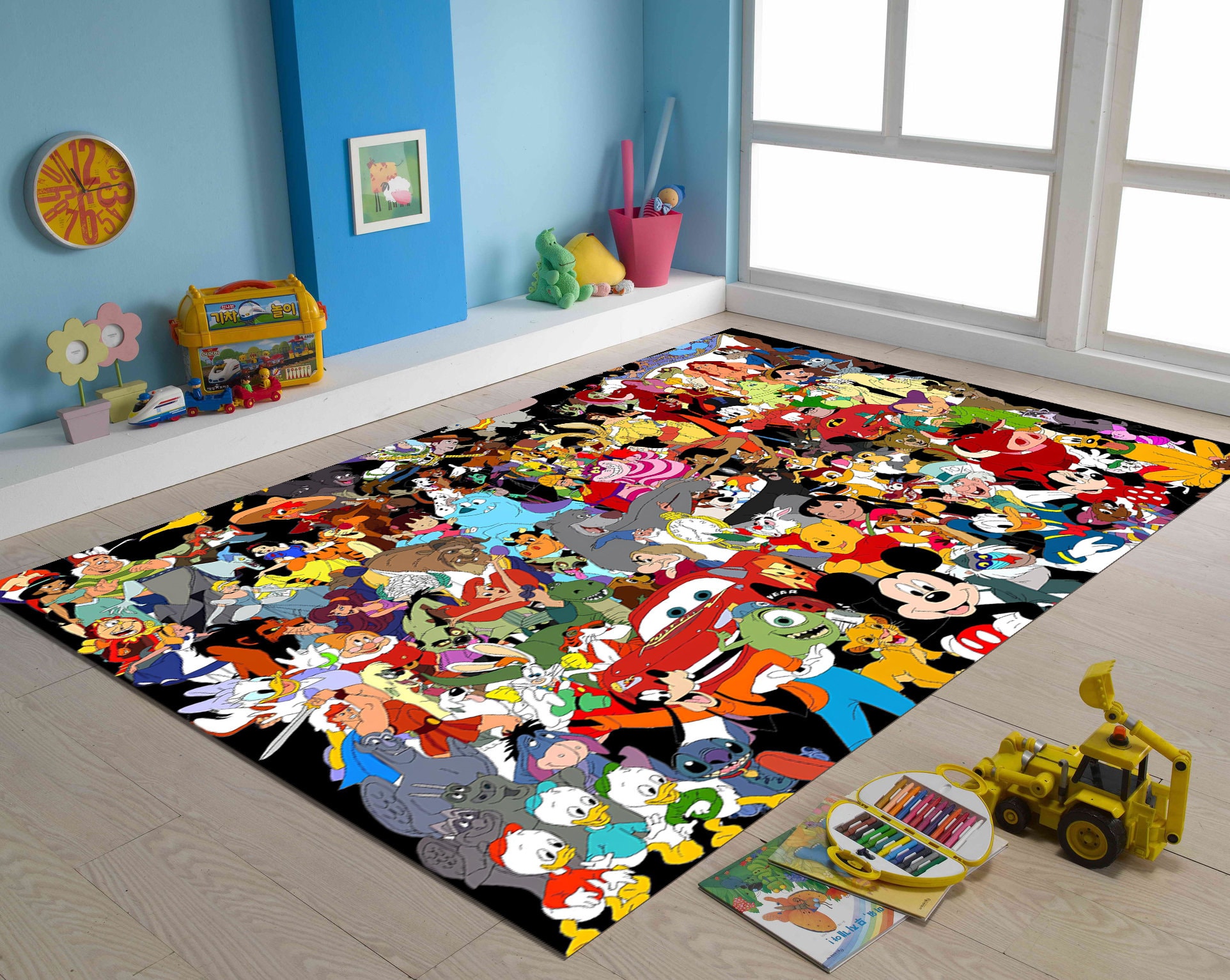 Anime Rug,cartoon Rug,mixed Character Rug,anime Characters Rug, Mix Rug ...