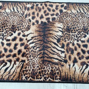 Leopard Rug, Leopard Pattern Rug, Leopard Fur Pattern Rug, Animal Decor ...