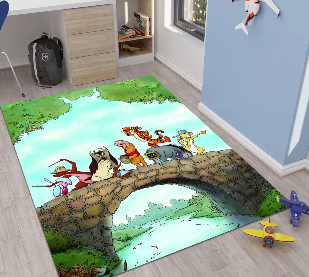 Winnie the Pooh, Custom Rug, Winnie Rug,baby Decor,movie Rug, Kids Room ...