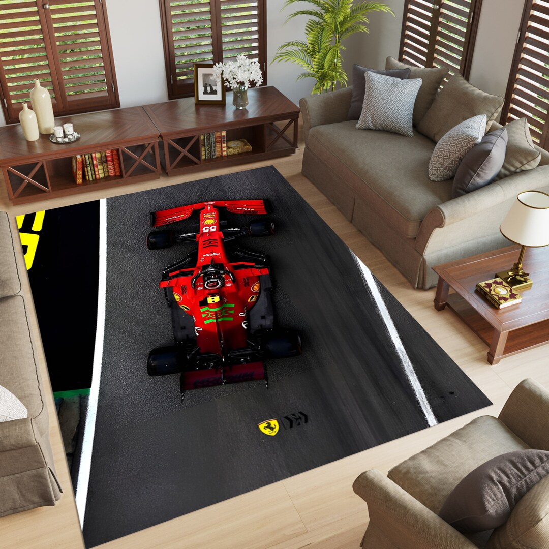 Sport Cars Rug, Car Rug, Racing Rug, Formula Rug, Young Room Carpet ...