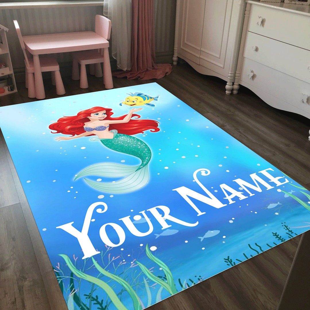 Underwater Rug,the Little Mermaid Rug, Kids Room Rug,gift for Kids ...