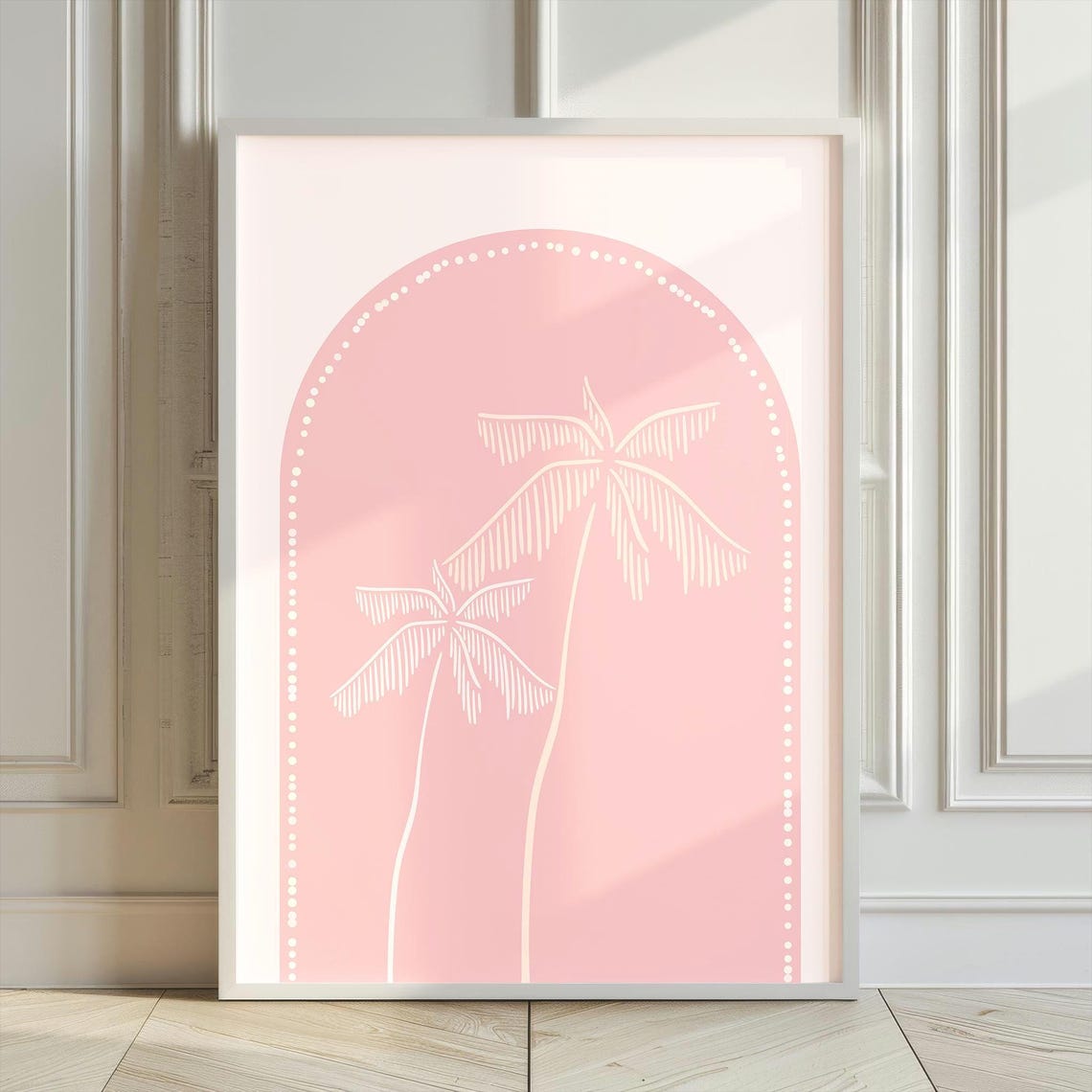 Palm Tree Print, Beach Nursery Printable, Boho Beach Art, Palm Tree ...