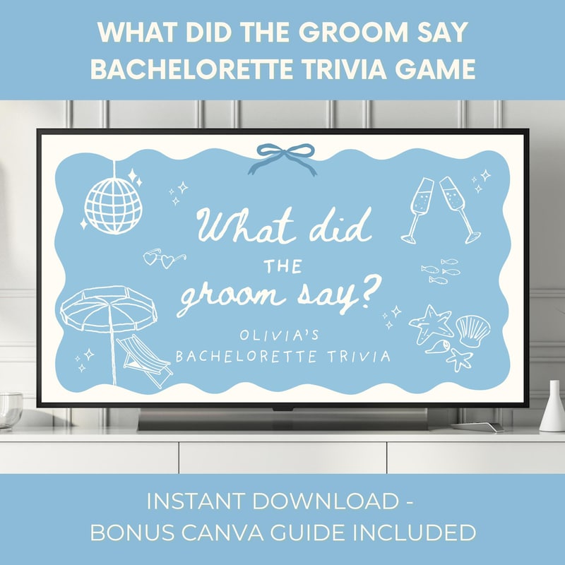 What Did the Groom Say Powerpoint Templates - Etsy