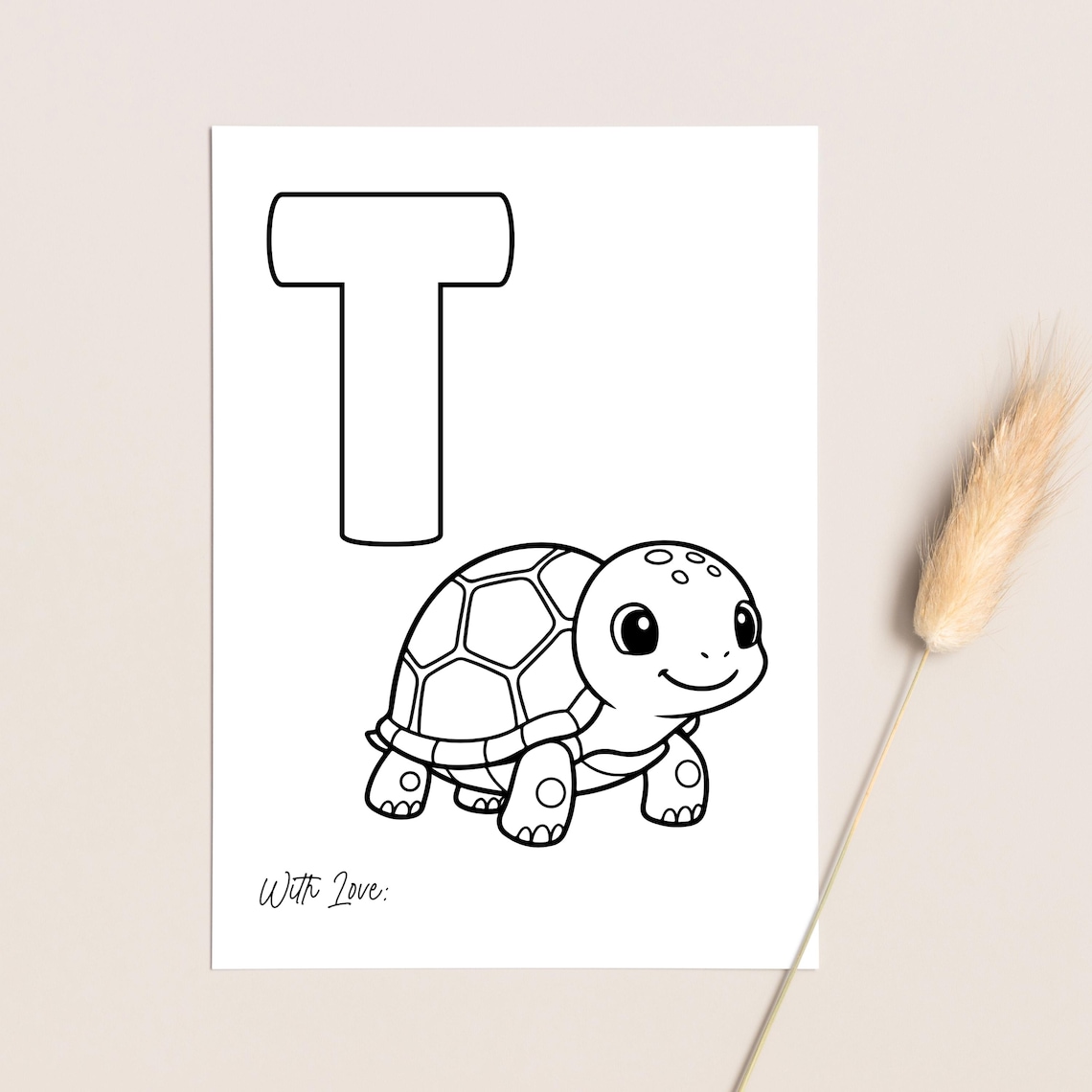 Baby's First ABC Book - Fun Baby Shower Coloring Activity, Blank ABC ...