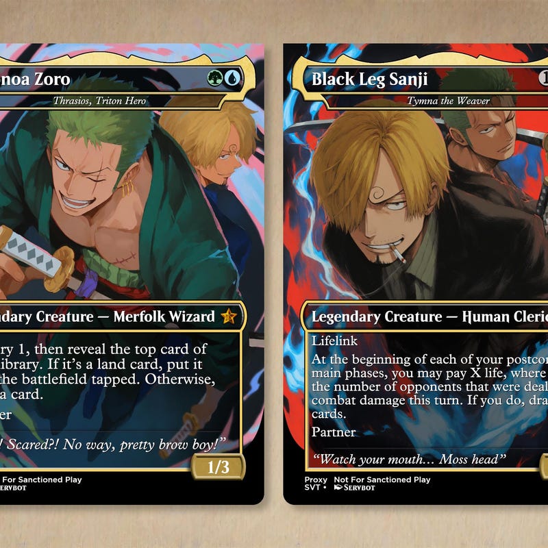 One Piece Proxy Cards - Etsy