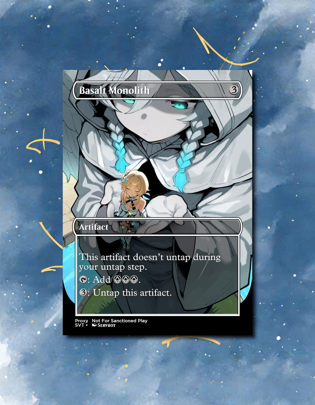 Basalt Monolith MTG Proxy - Genshin Inspired - Etsy