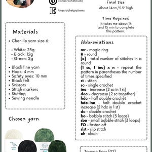 Chubby Panda No Sew PDF Crochet Pattern Amigurumi - Etsy Australia