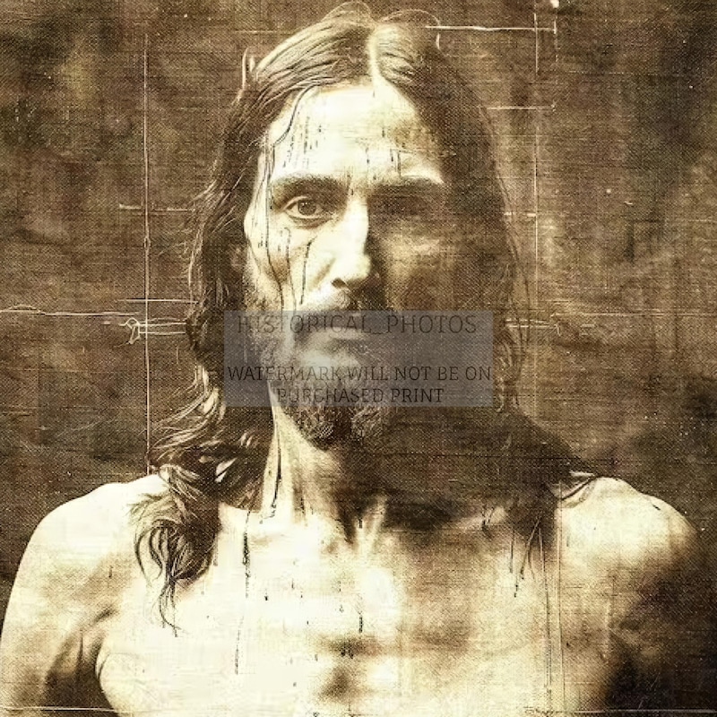 Shroud Image of Jesus - Etsy