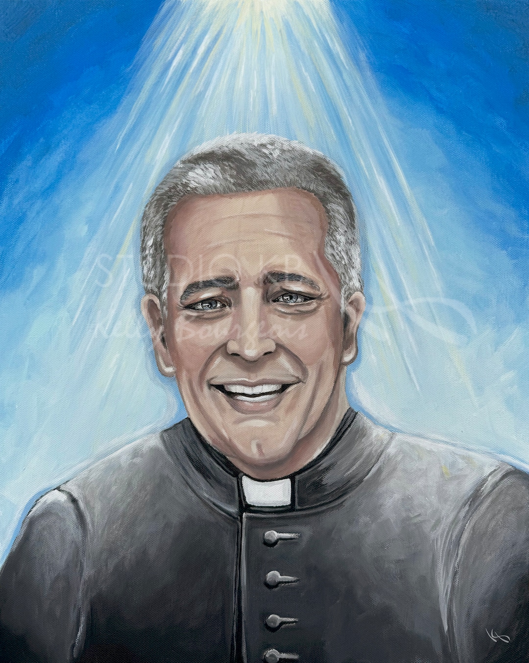 Fr. Mark Beard Portrait - Prints - Etsy