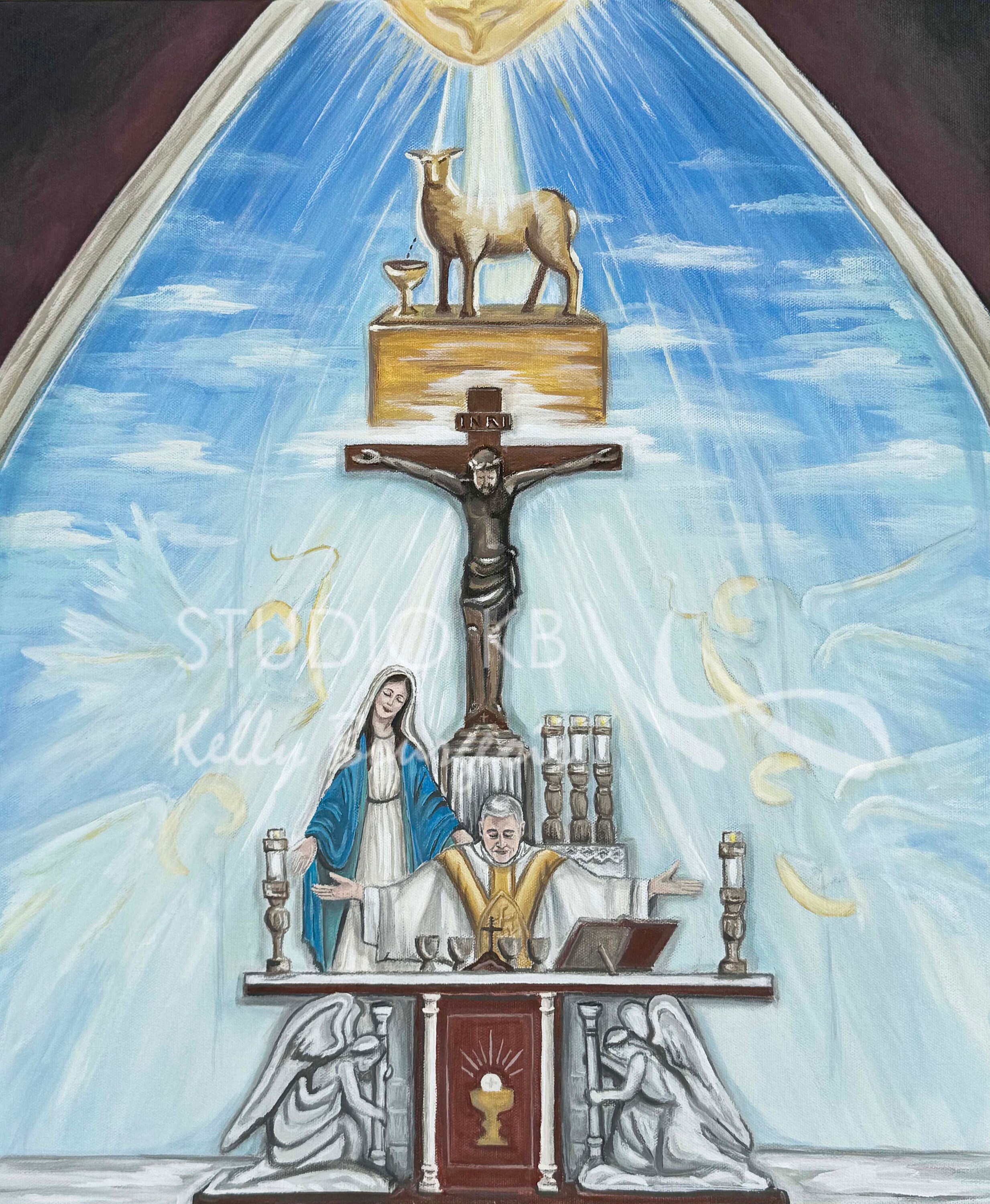 St. Helena; Fr. Mark & Our Lady - Prints - Etsy