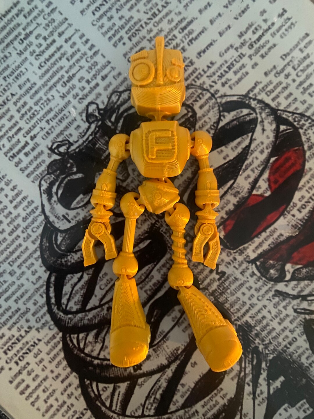Robot Fidget Wiggle Toy - Etsy