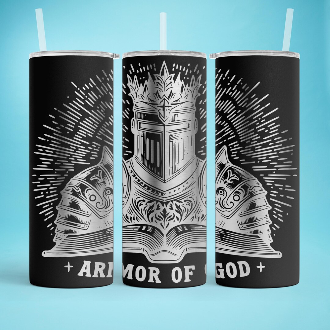 Armor of God Laser SVG, Seamless Laser SVG, 20 Oz Tumbler Full Wrap ...