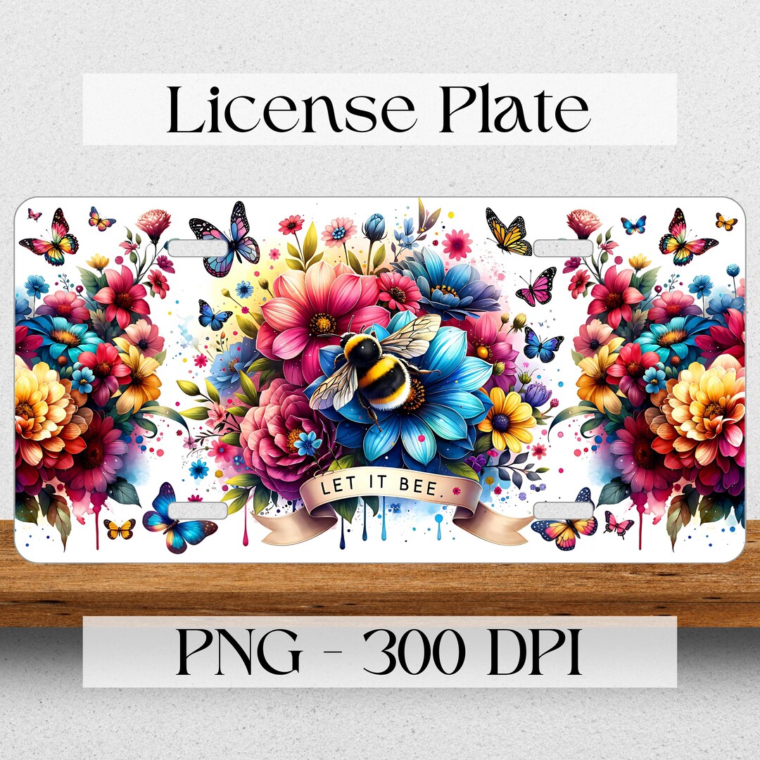 Let It Bee PNG, Bumblebee PNG, Digital Download, POD Design, 12 by 6 ...