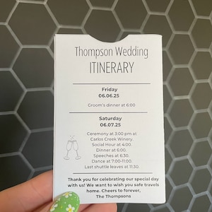 Custom Hotel Key Card Envelope or Holder - Etsy