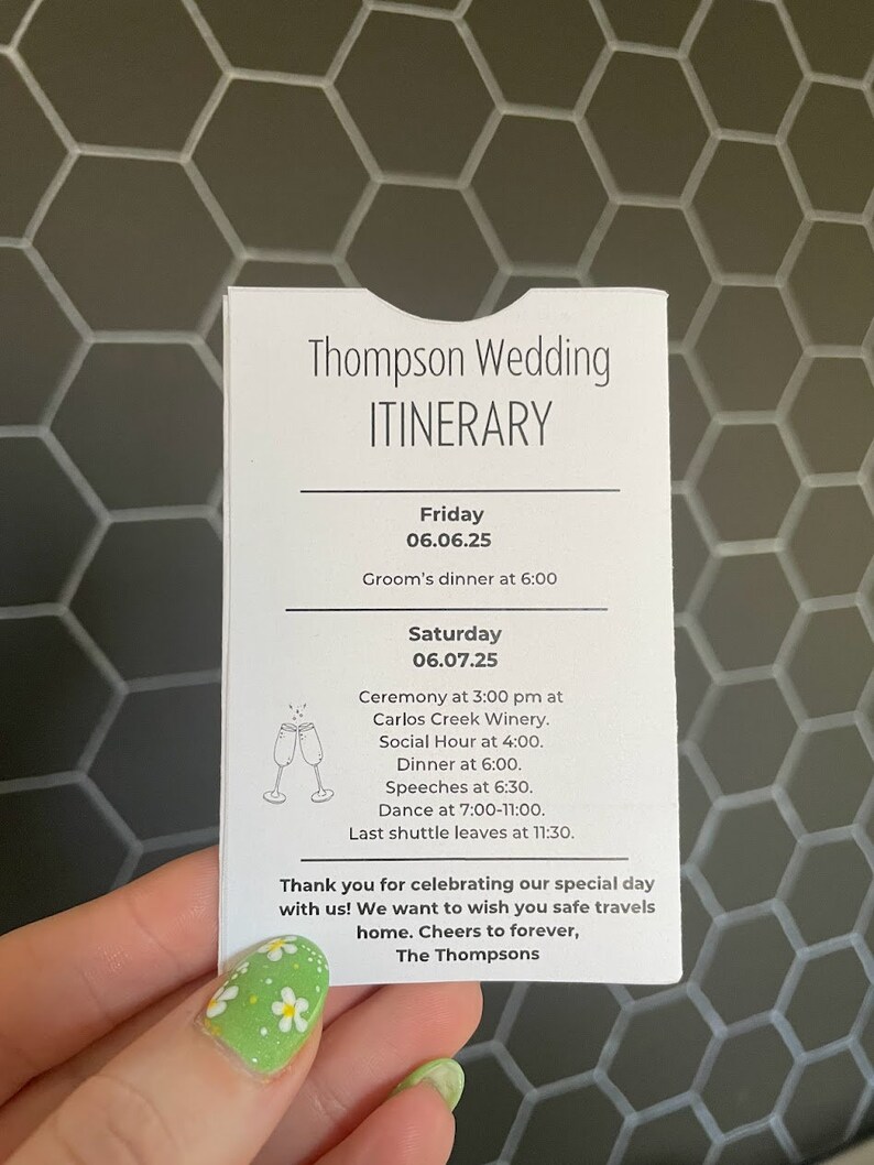 Custom Hotel Key Card Envelope or Holder - Etsy