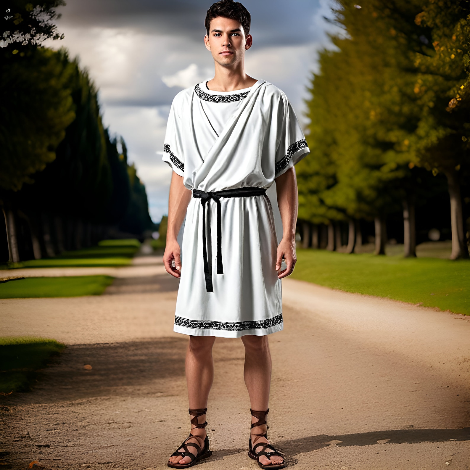 Viking Roman Toga Festival Costume | Historical Men's Carnival Costume ...