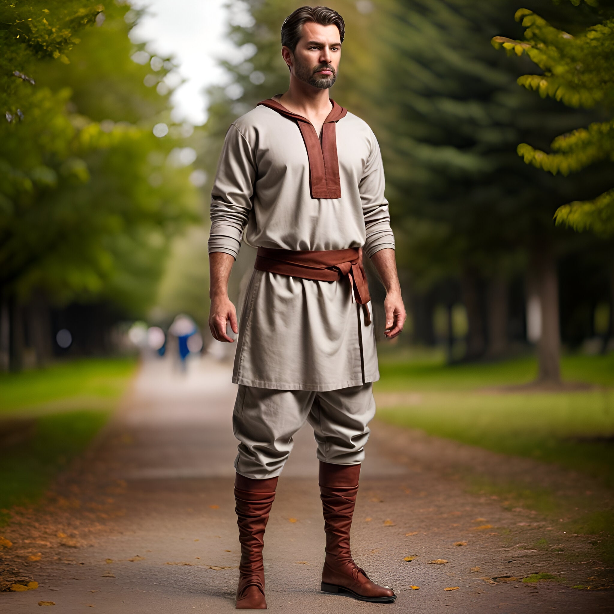 Medieval Men's Viking Costume | Halloween Long Sleeve Cosplay Costume ...