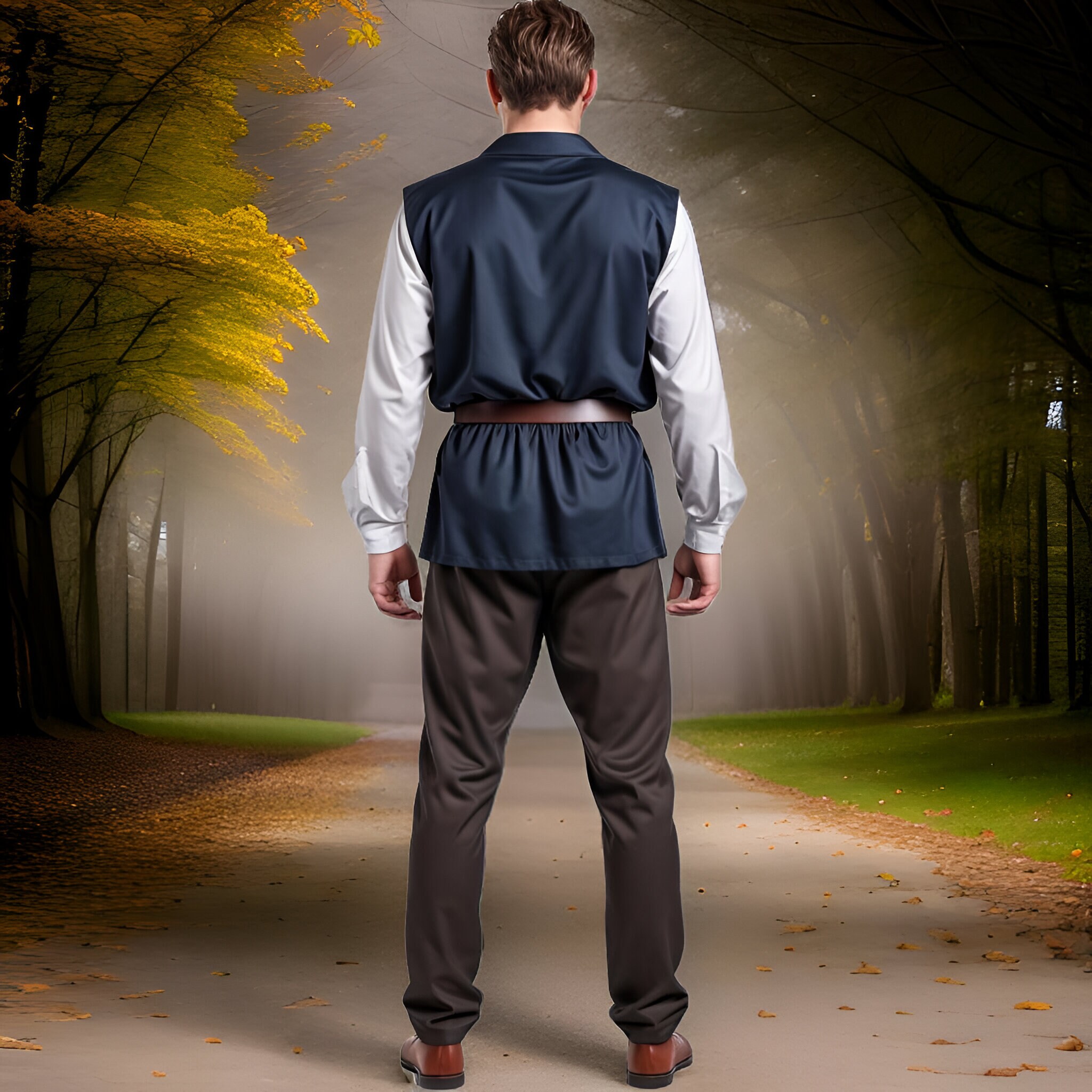 Elegant Halloween Men's Cosplay Costume Medieval Pirate Norse Cosplay ...