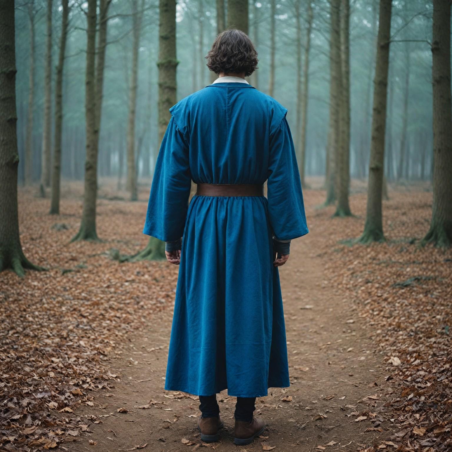 Men's Royal Blue Medieval Robe | Viking Renaissance Faire Costume ...