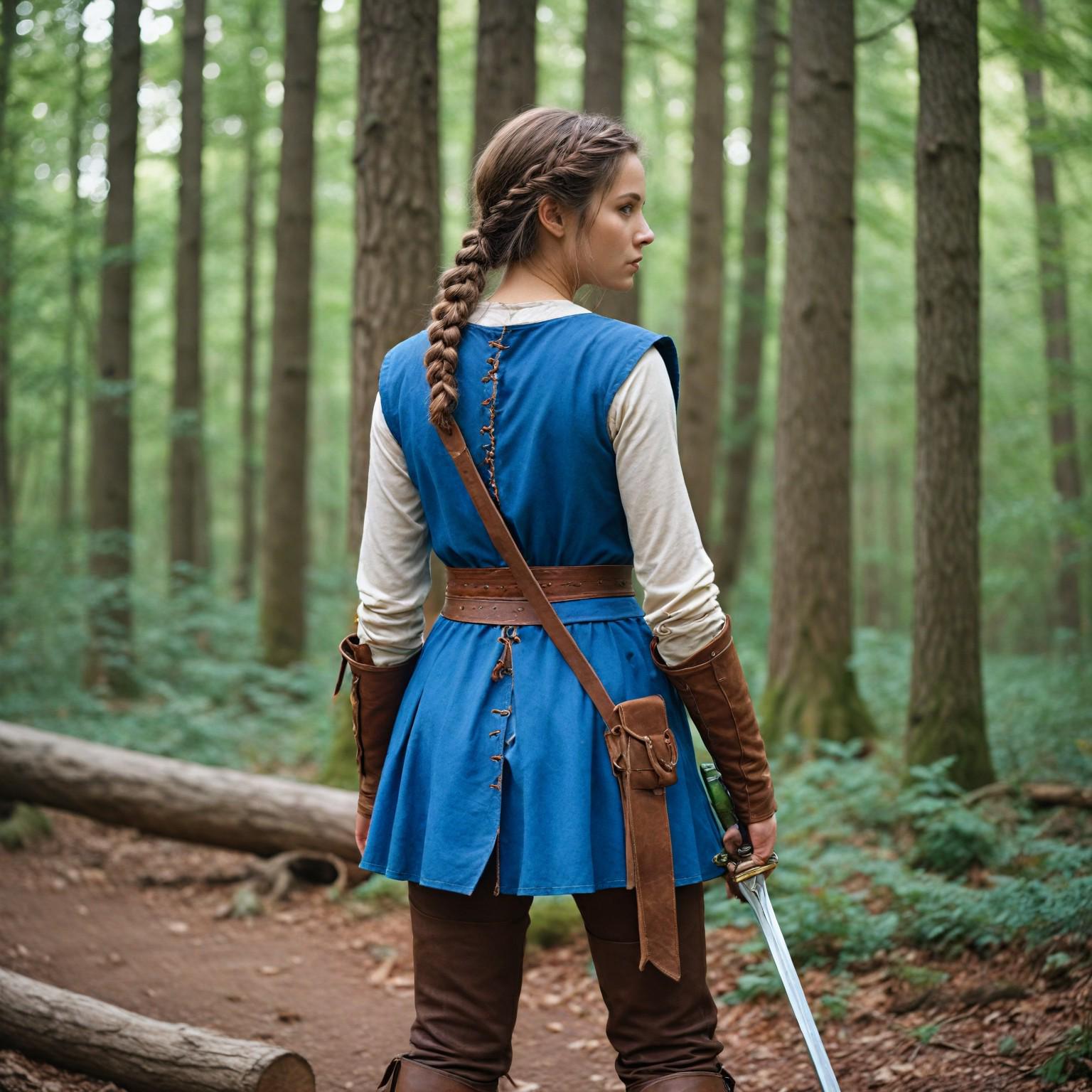 Women's Medieval Tunic Dress | Archeress Viking Role Play Costume ...