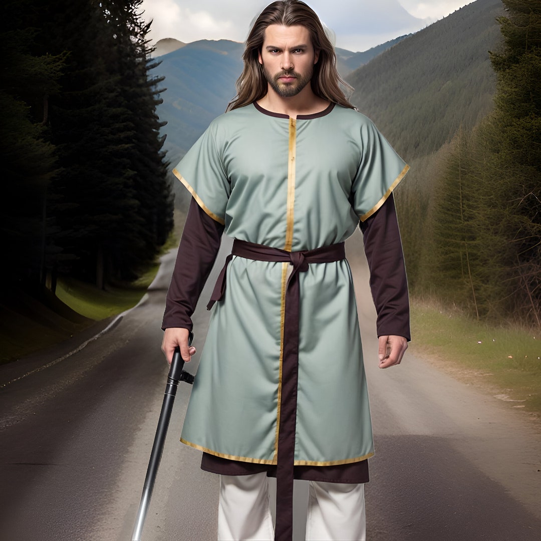 Historical Renaissance Men's Costume Medieval Nordic Fashion Clothing ...